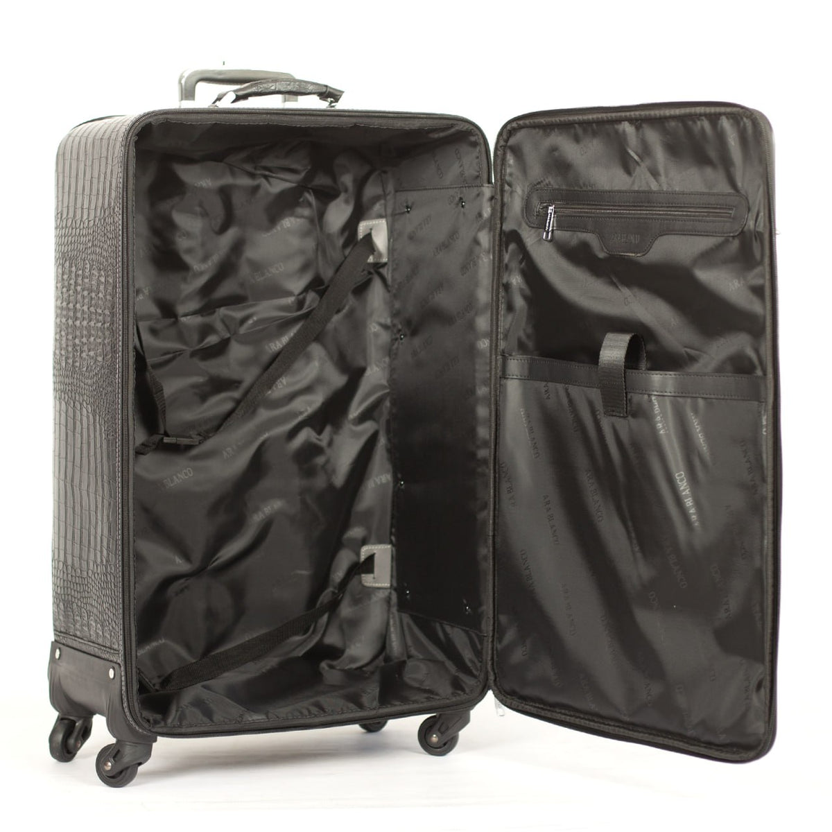 Valise Ara Blanco Croco Grande – ARABLANCO