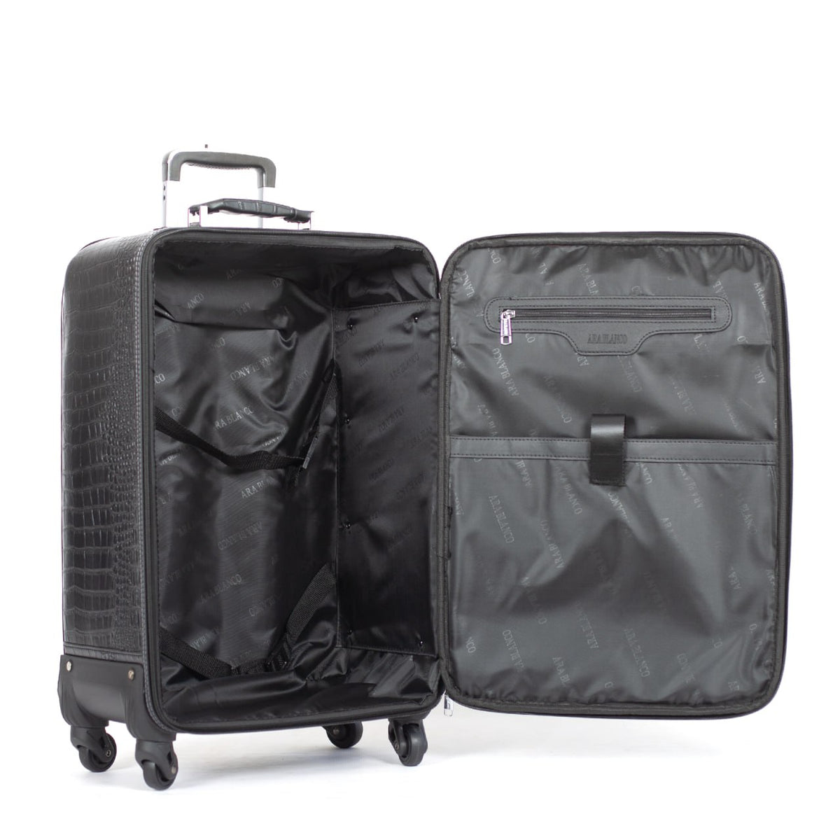 Valise Ara Blanco Croco Moyenne – ARABLANCO